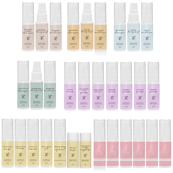 Full Sample Pack - Includes 31 products - $299 - Private Label Skin Care